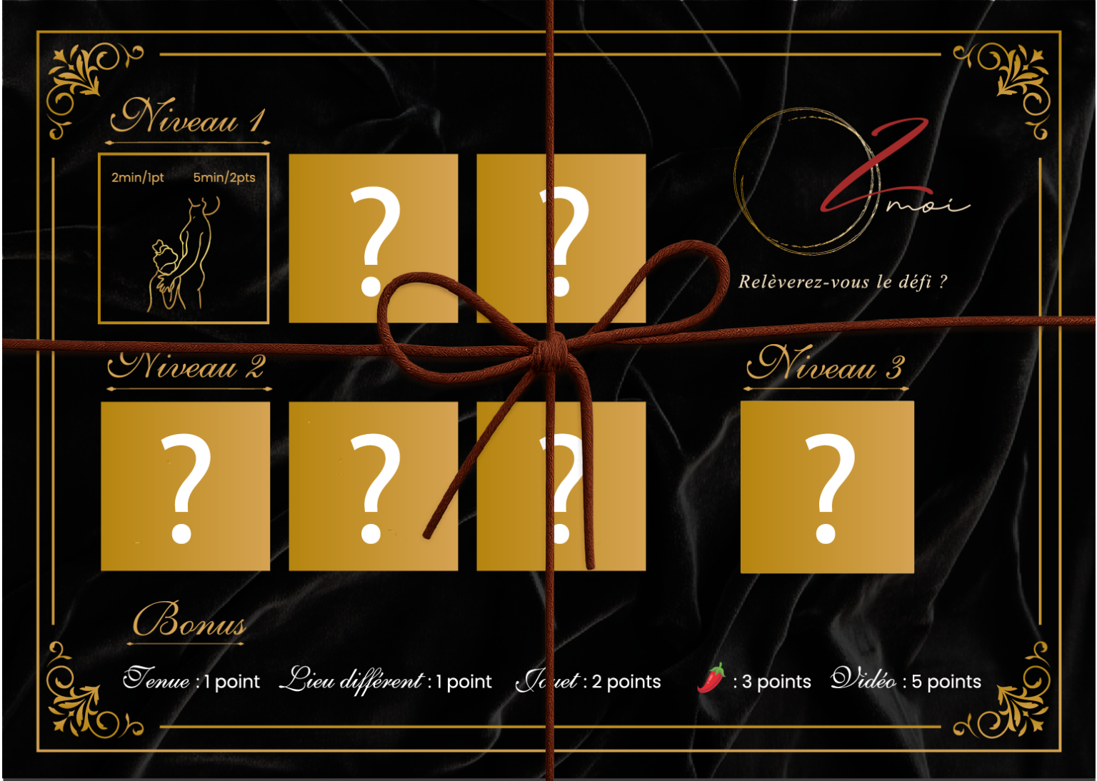 Accueil - Oz Moi Carte à gratter coquine pour vos soirées en couple